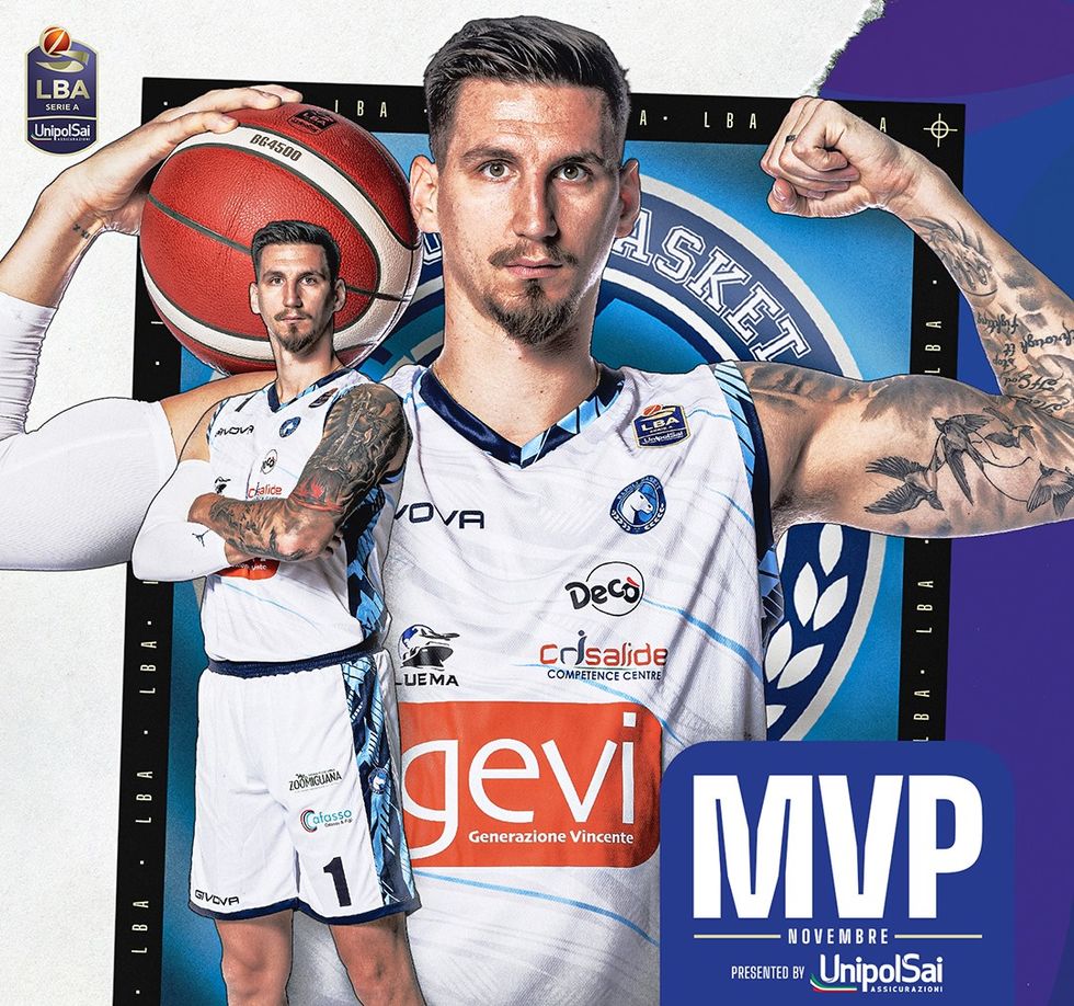 Tomislav Zubcic è l’MVP UnipolSai del mese di novembre della Serie A UnipolSai 2023/24 ...