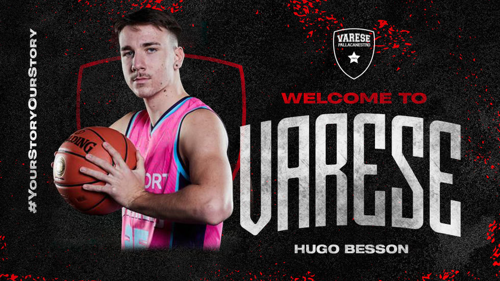 Hugo Besson è la nuova guardia dell'Openjobmetis Varese | legabasket.it