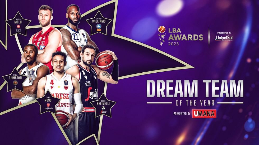 Colbey Ross, Semaj Christon, Marco Belinelli, Nicolò Melli e JaCorey ...